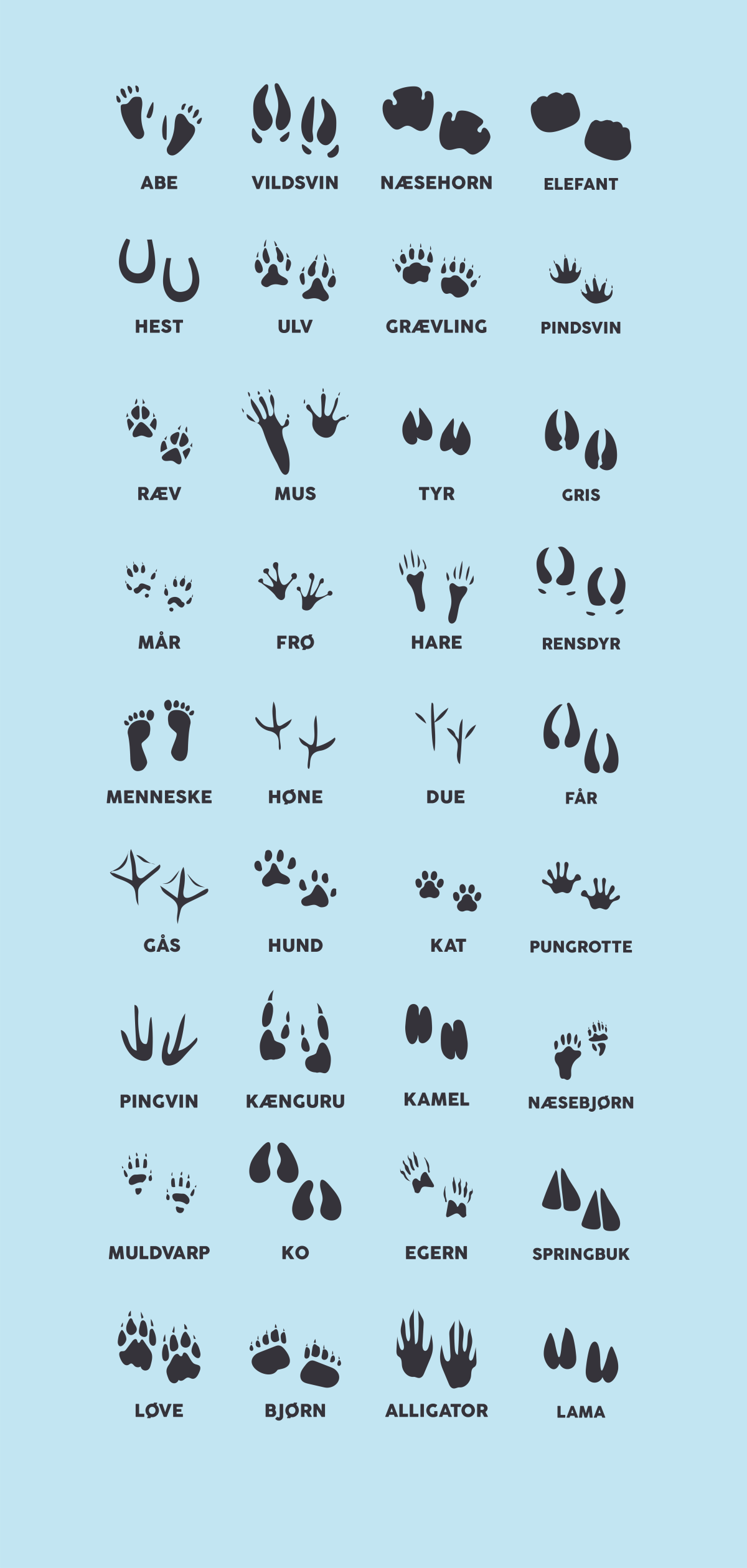 Dyrefodspor - Folieløsninger på døre - Eduplay