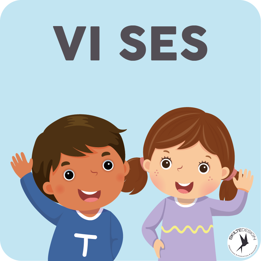 Vi ses - børn - Skilte - Eduplay