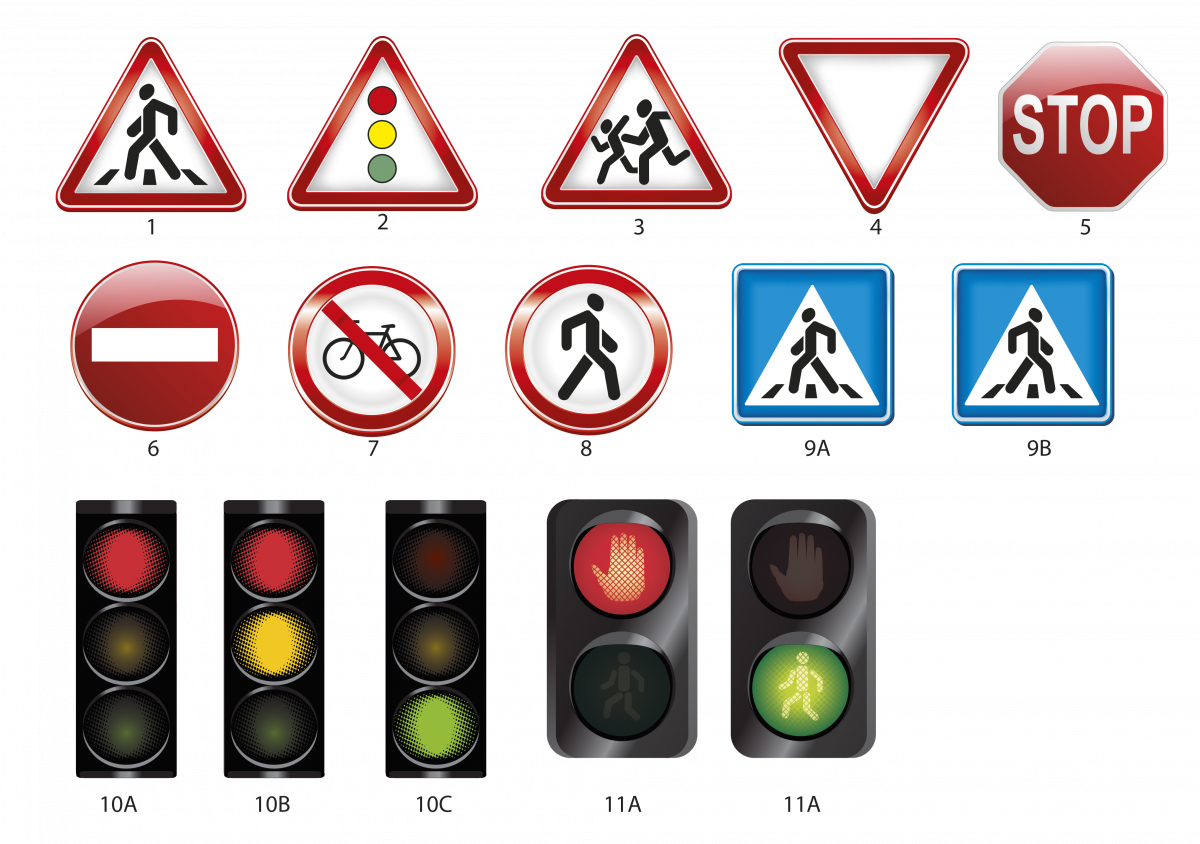 Trafiktavler - Folieløsninger på vægge - Eduplay
