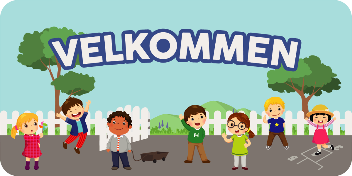Velkommen - Børnehave - Skilte - Eduplay